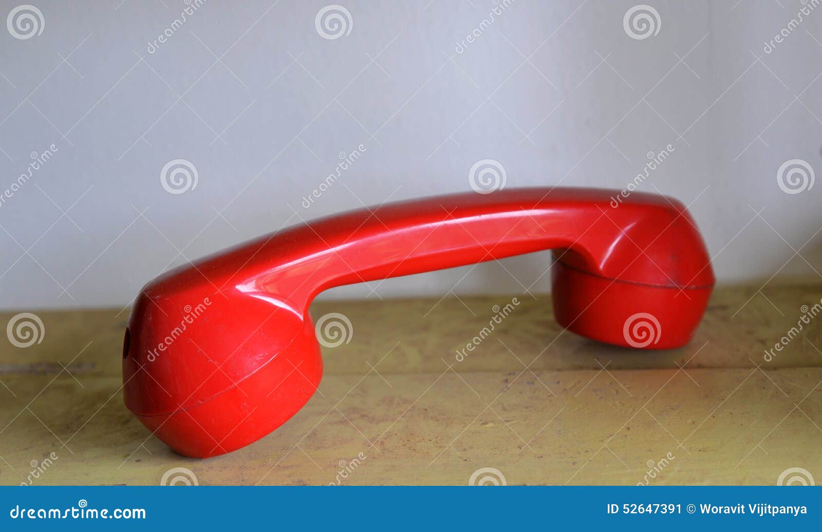 Old Red Headsets Phone stock image. Image of voice, white - 52647391