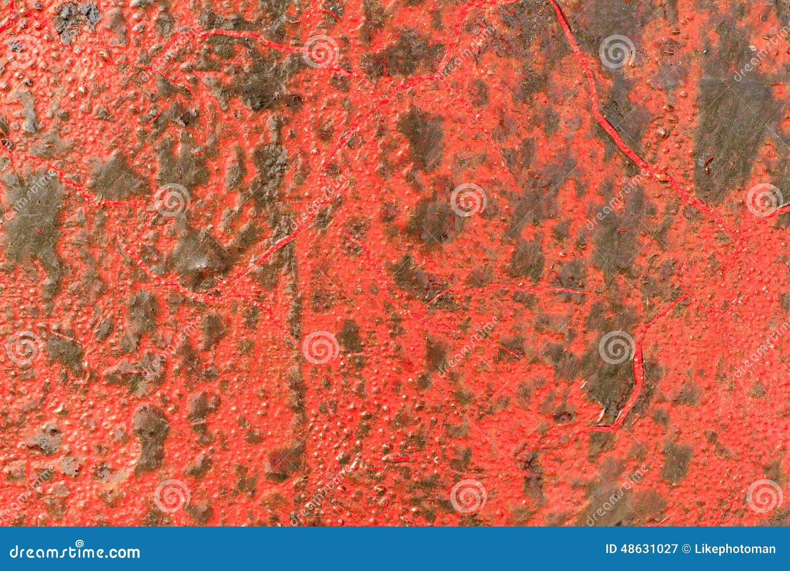 Old red on iron stock image. Image of passion, shine - 48631027