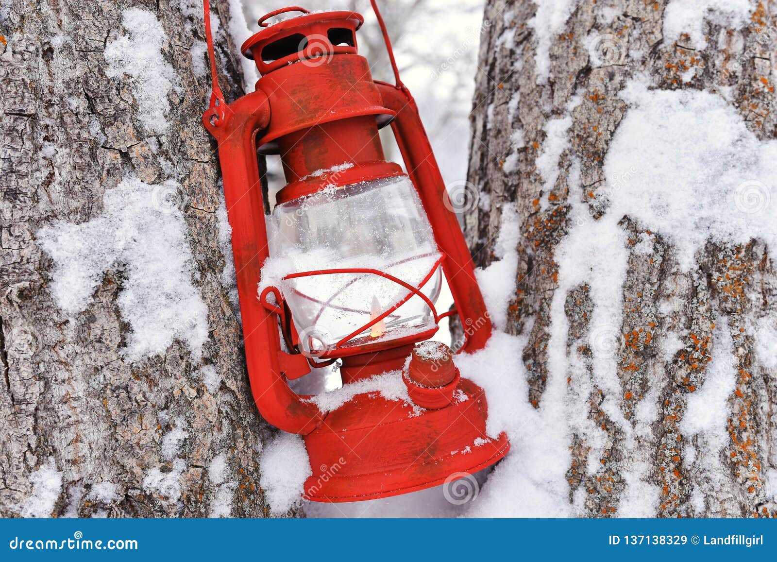 Old Red Lantern stock image. Image of aged, lite, decorative - 137138329