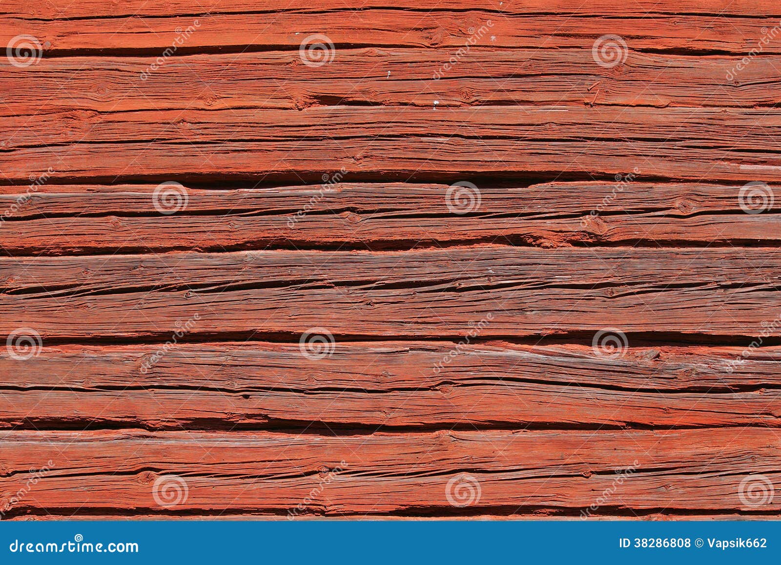 Old red log wall. stock photo. Image of texture, durability - 38286808