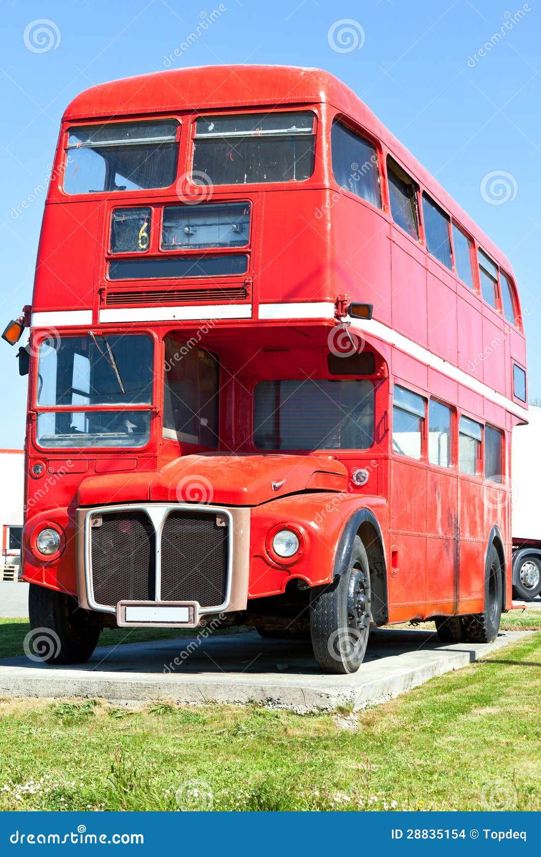 London Double Decker Bus And Westminster Abbey Stock Photography ...