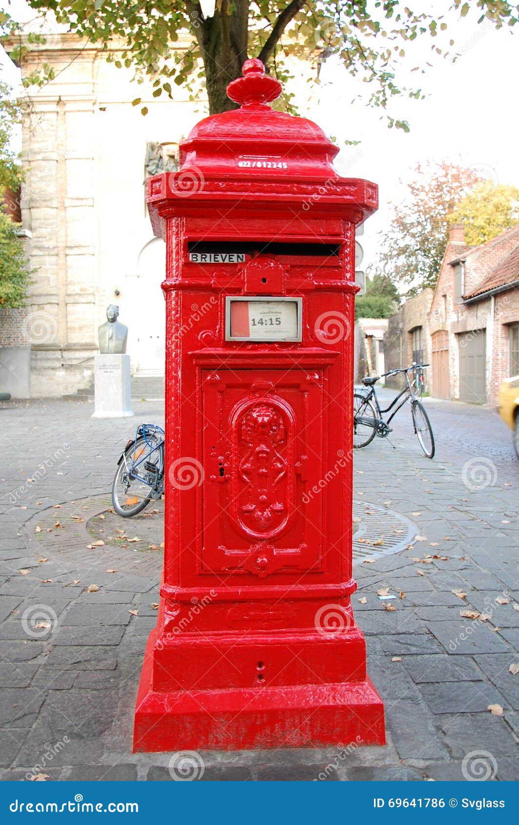 Old red mailbox stock photo. Image of post, mailbox, postal - 69641786