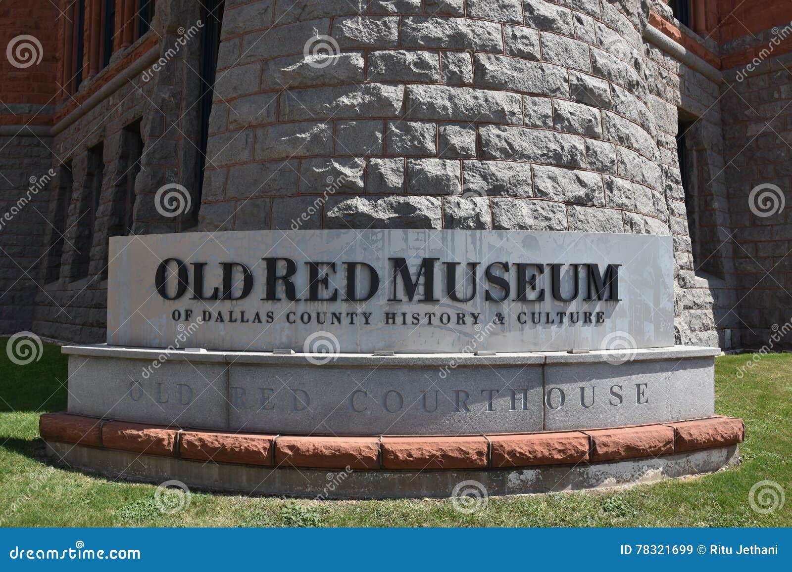 The Dallas County Courthouse Also Known As The Old Red Museum Stock ...