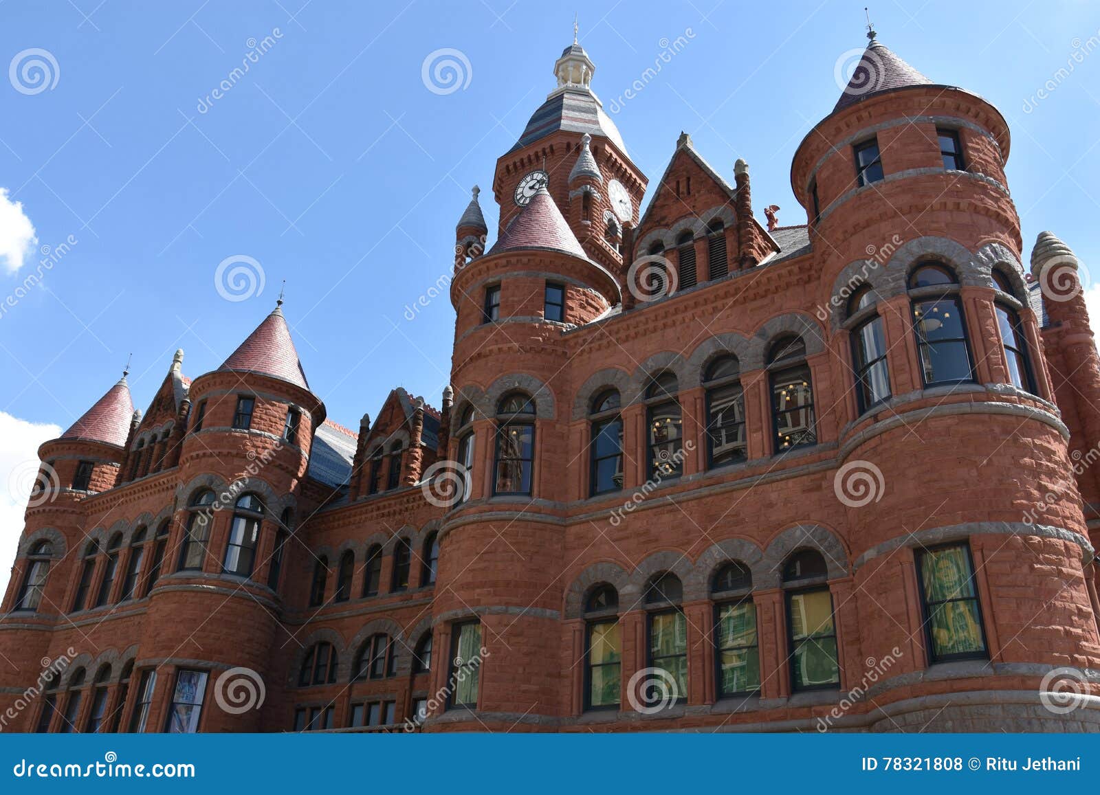 Old Red Museum, Formerly Dallas County Courthouse, in Texas Stock Photo ...