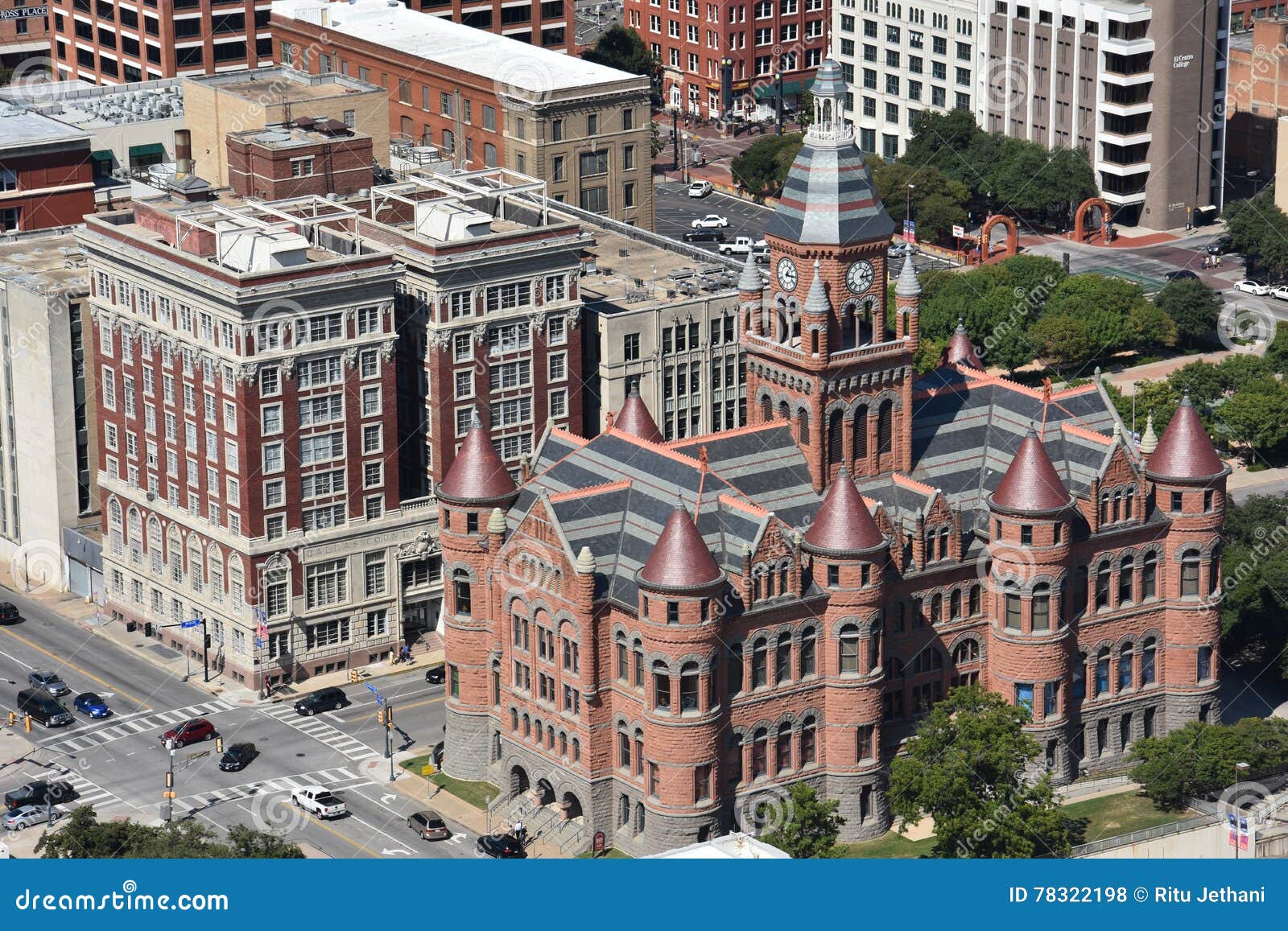 Old Red Museum, Formerly Dallas County Courthouse, in Texas Stock Photo ...