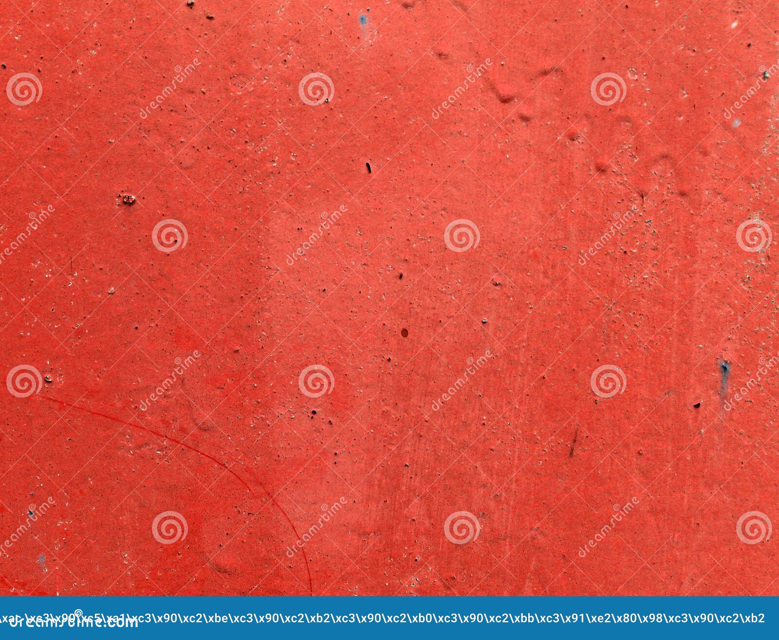 Old Red Paint on Wall Surface Stock Photo - Image of textures, vintage ...
