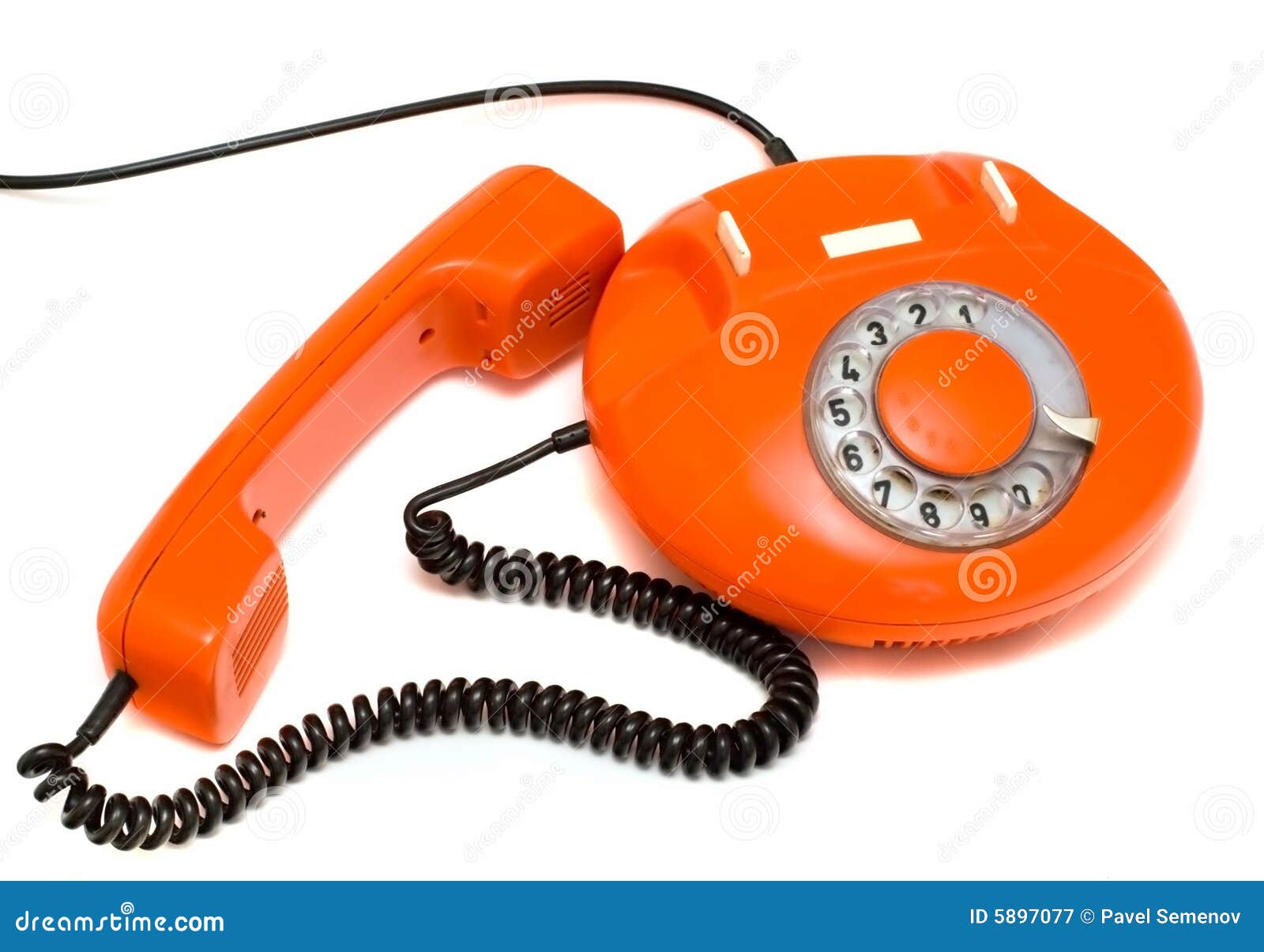Old red phone stock image. Image of important, form, isolated - 5897077