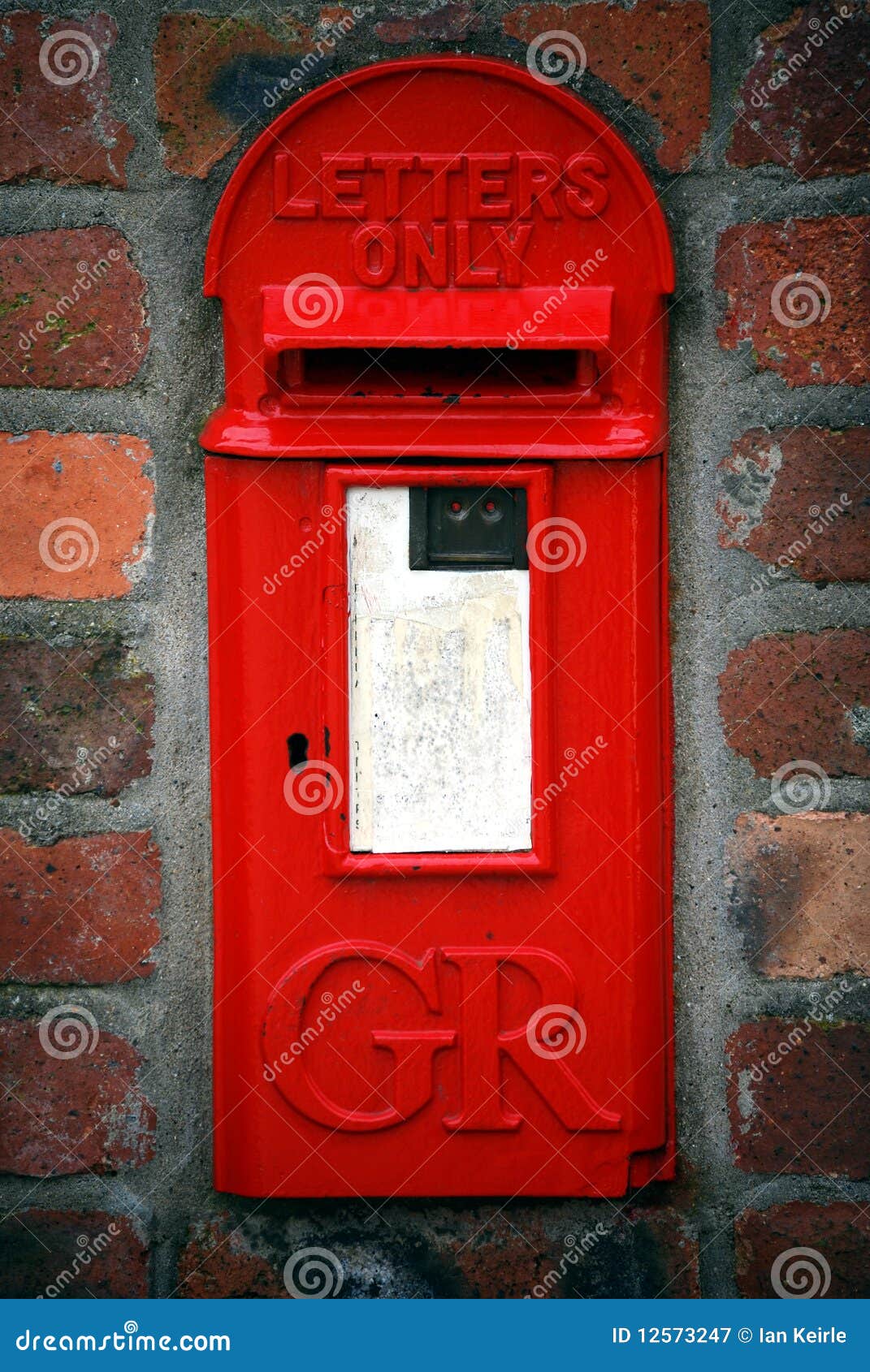Old red post box stock image. Image of post, postbox - 12573247