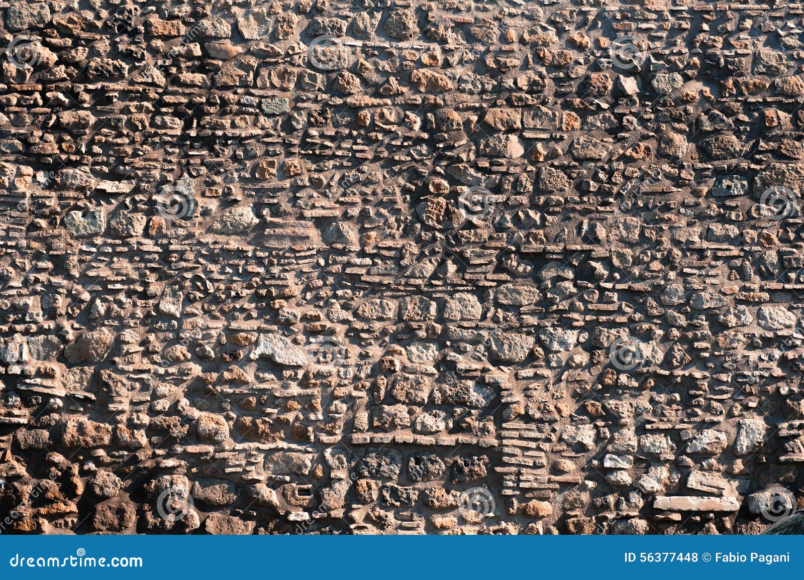 Old Red Roman Wall Bricks Background Stock Photo - Image of wallpaper ...