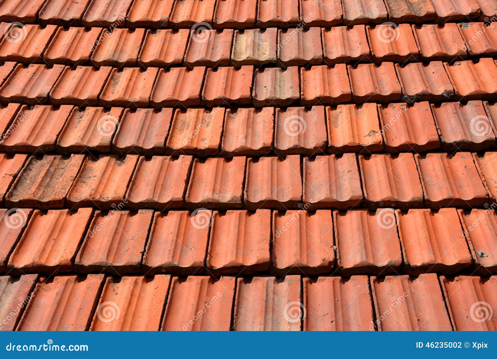 Old red roof texture tile stock photo. Image of residential - 46235002