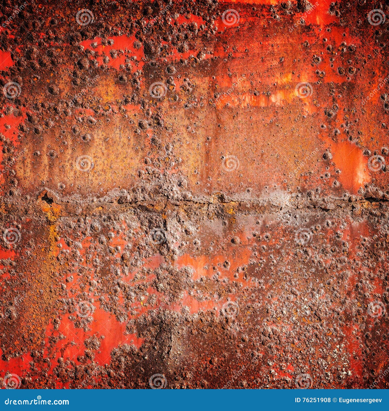 Red Rusted Metal Texture