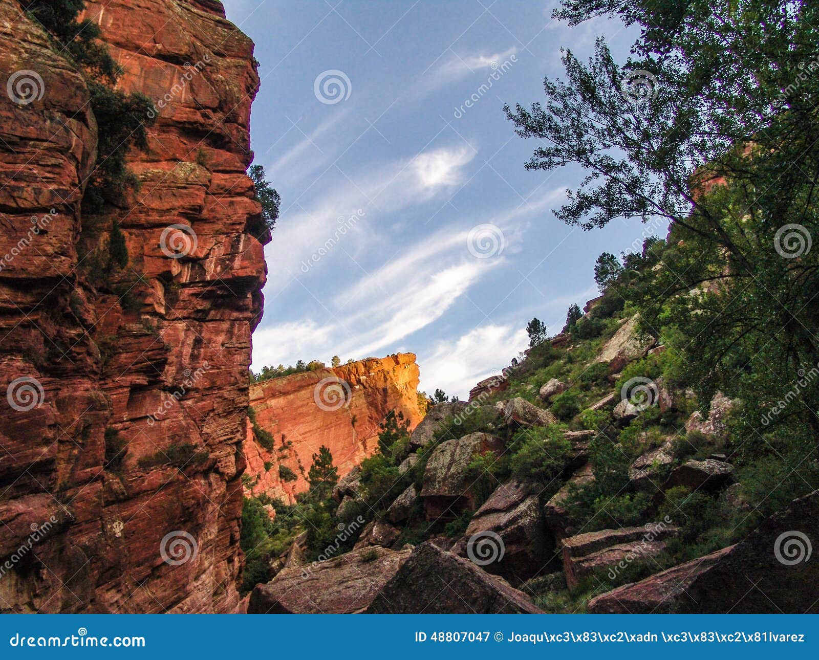 Old Red Sandstone stock image. Image of outcrop, landscape - 48807047