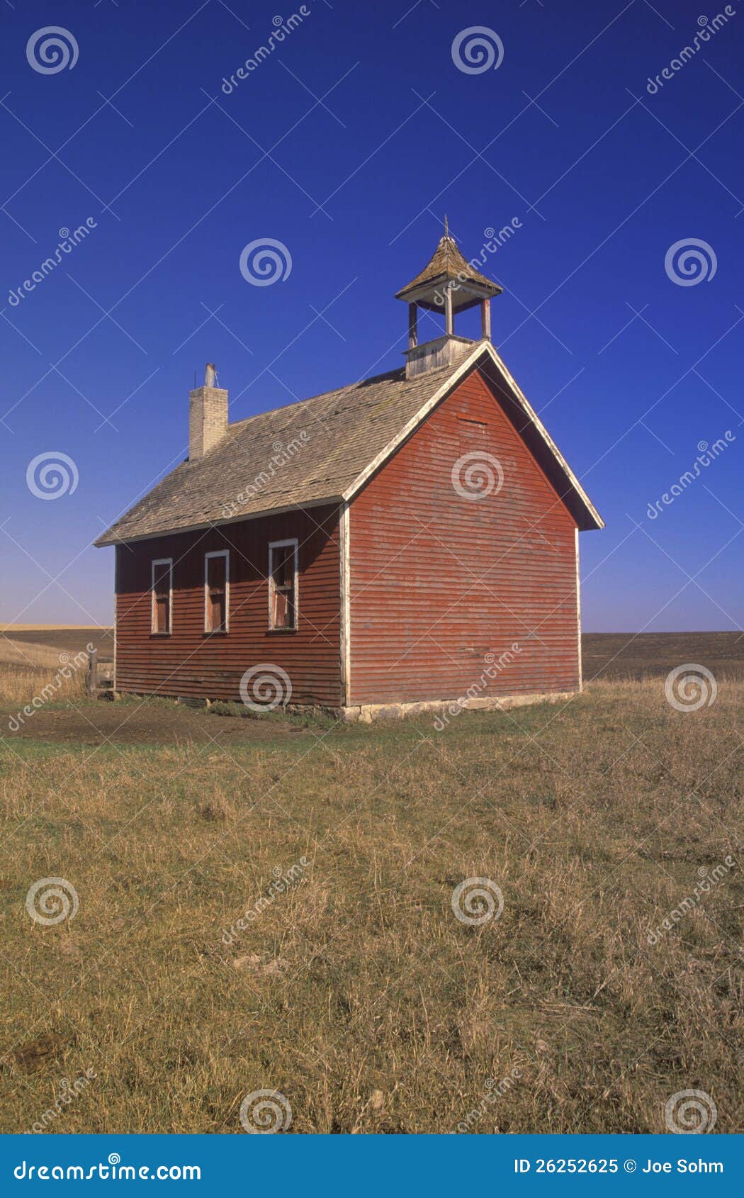 Old red schoolhouse stock image. Image of nostalgia, quietness - 26252625