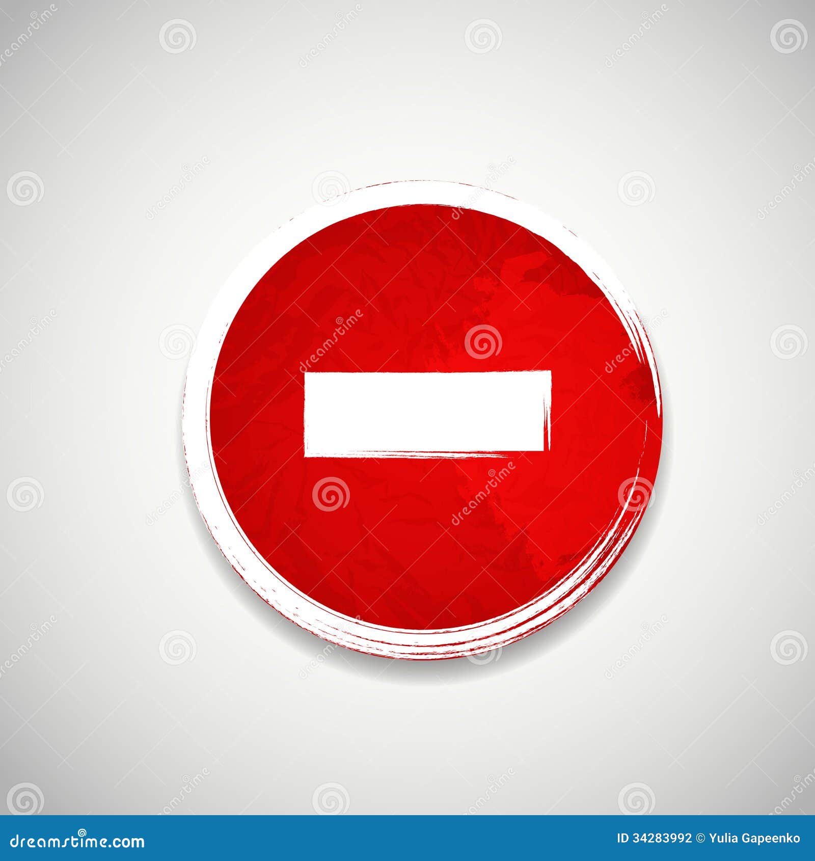 Old Red Stop Road Sign Vector Illustration Stock Vector - Illustration ...