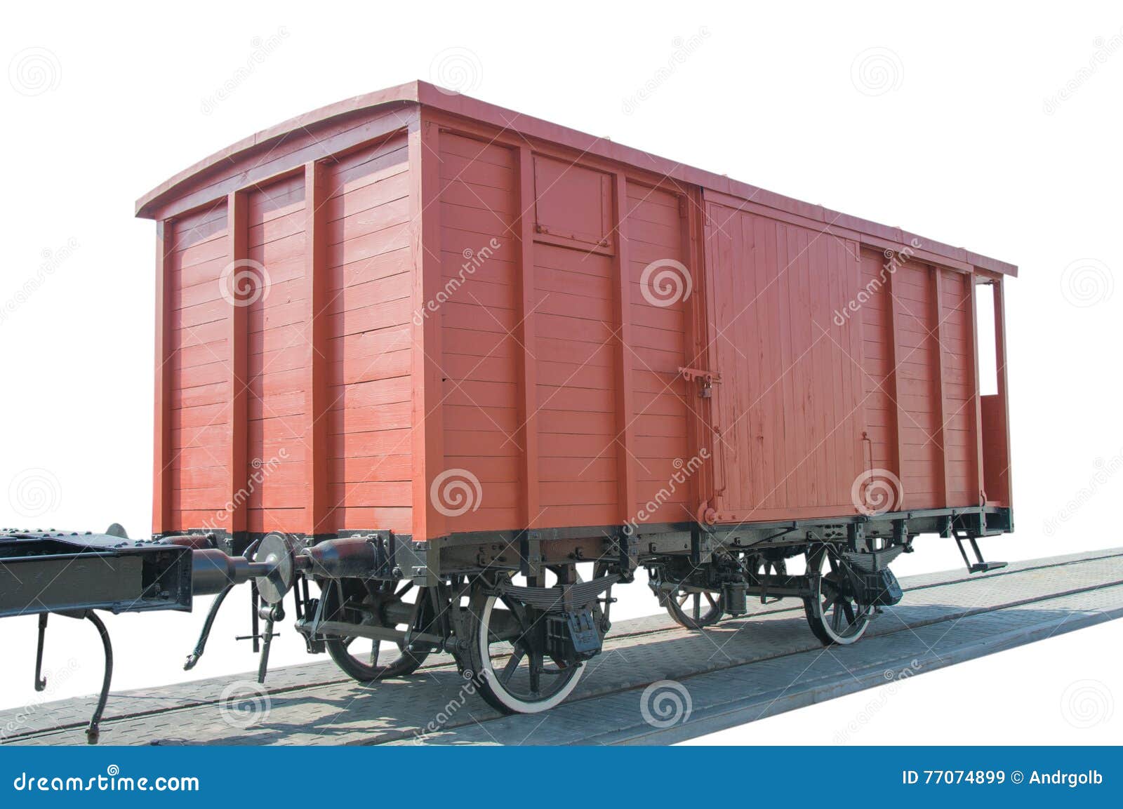 Old red train wagon, stock image. Image of sign, siberia - 77074899