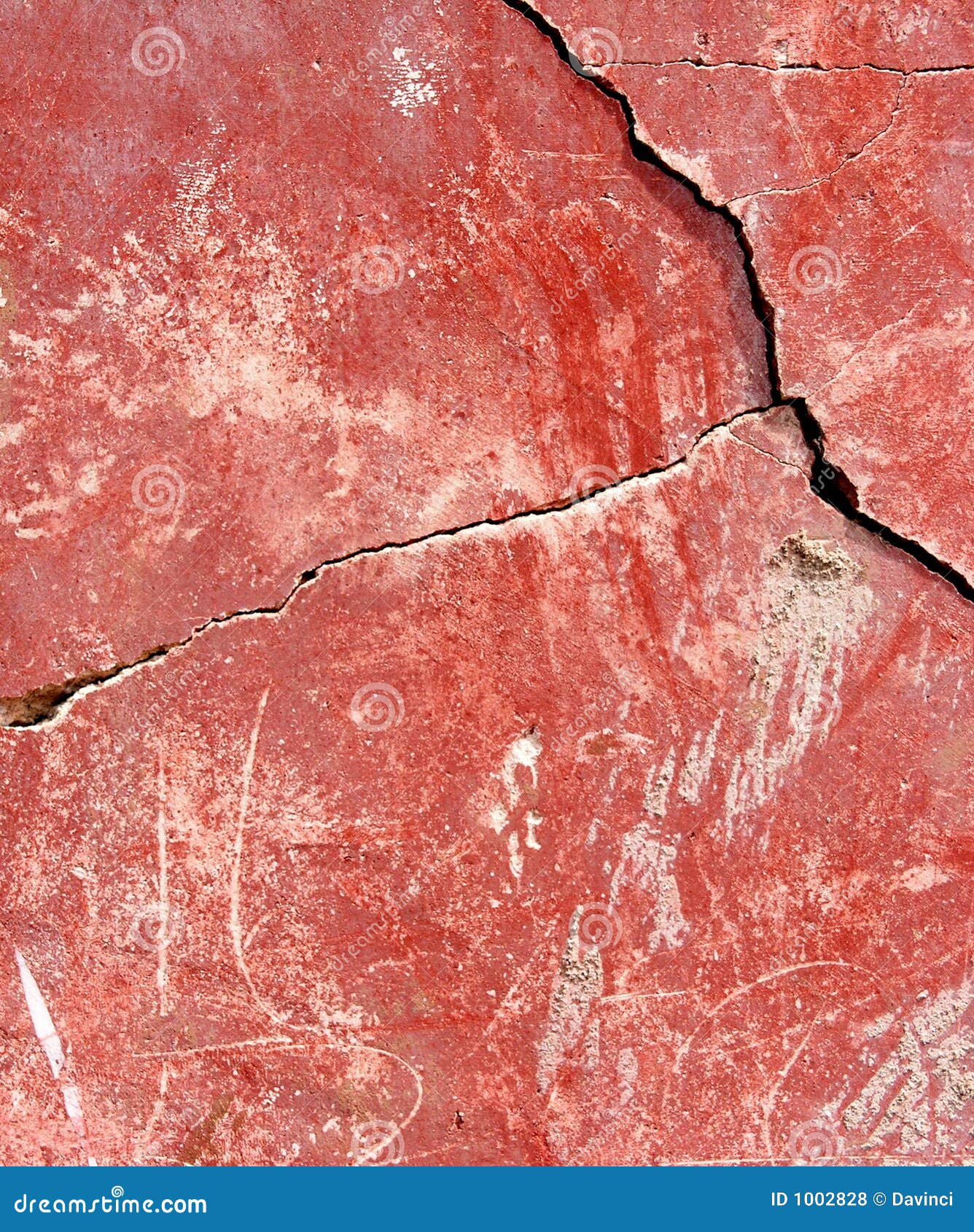 Old red wall stock photo. Image of texture, cracked, grunge - 1002828