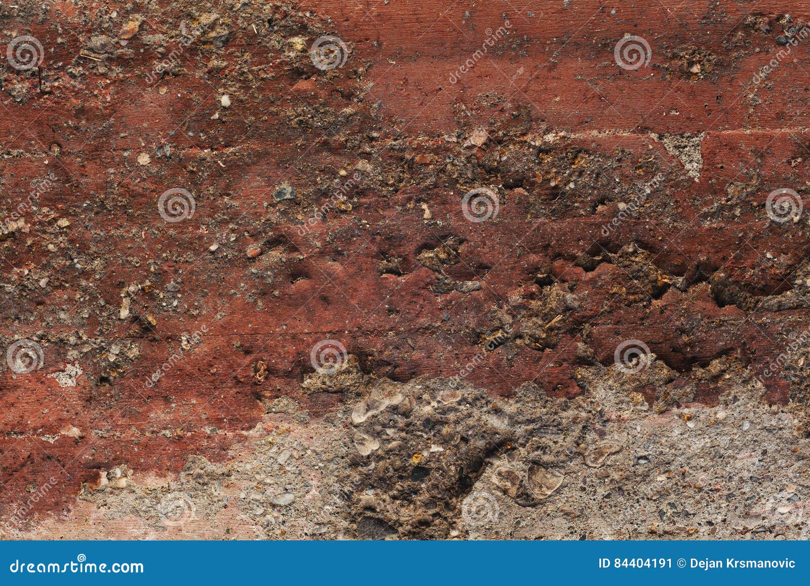 Old Red Wall Texture stock image. Image of architectural - 84404191
