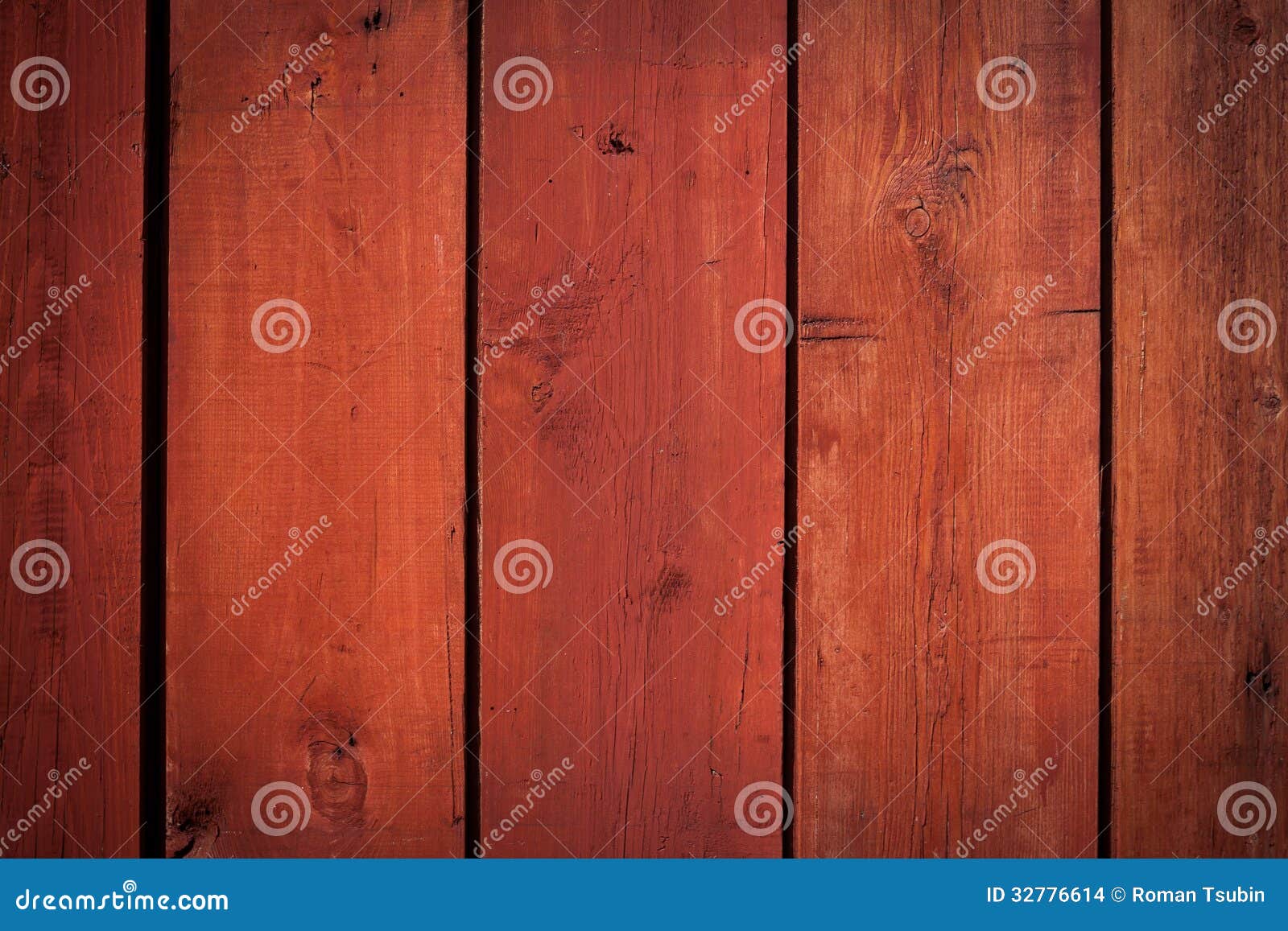 Old Red Wooden Planks (for Background) Stock Photo - Image of brown ...