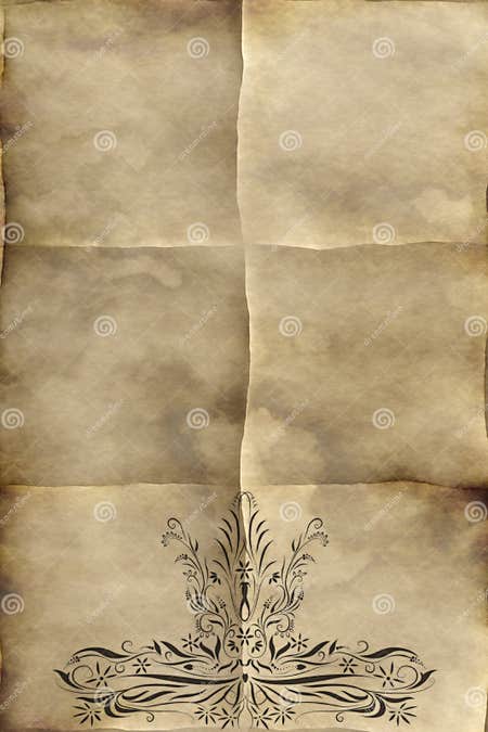 Old regal paper parchment stock vector. Illustration of grungy - 3637521