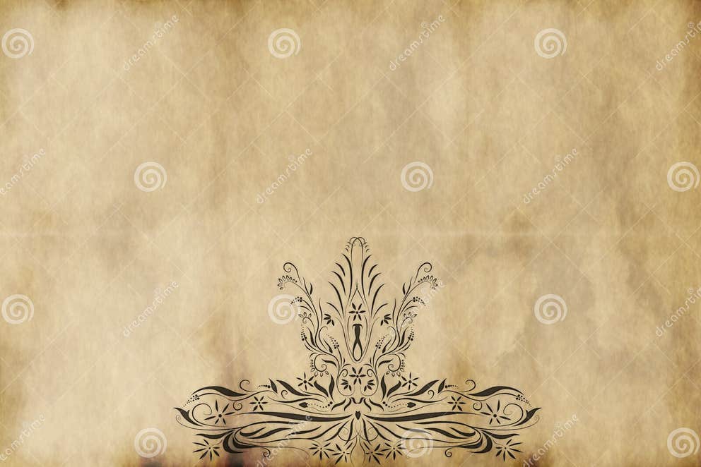 Old regal paper parchment stock vector. Illustration of lines - 3659722