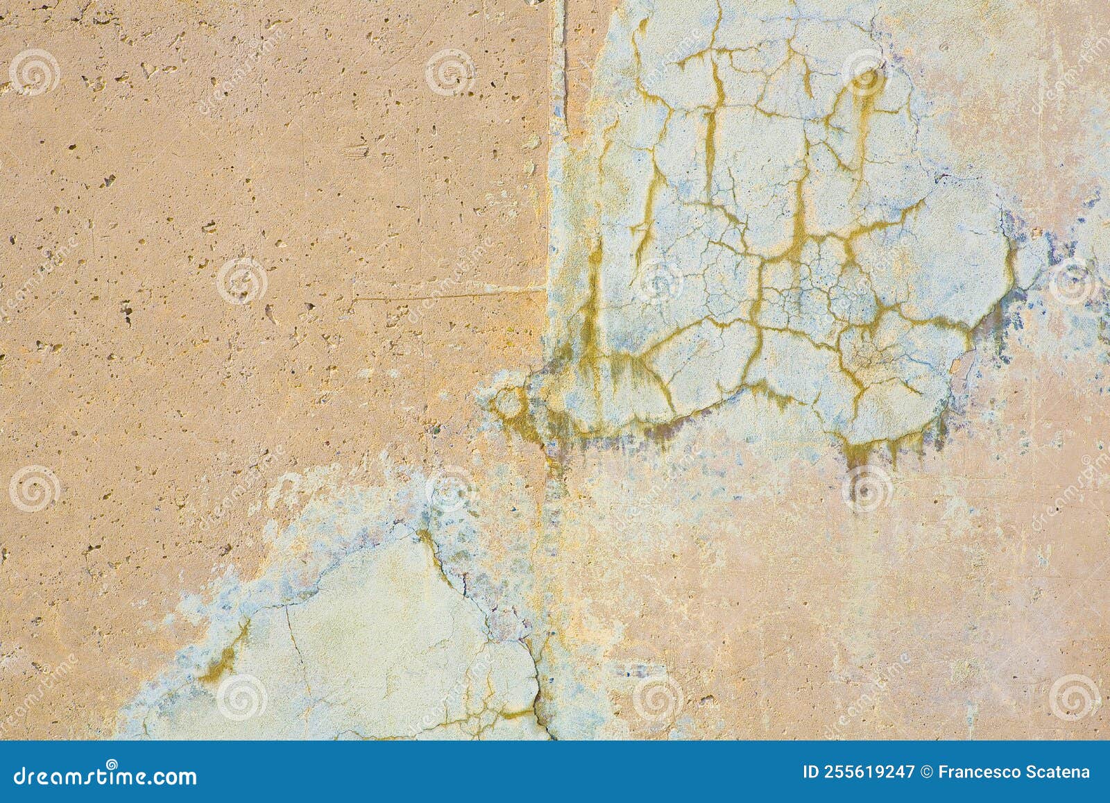 Old Reinforced Concrete Structure with Damaged Surface Stock Image ...
