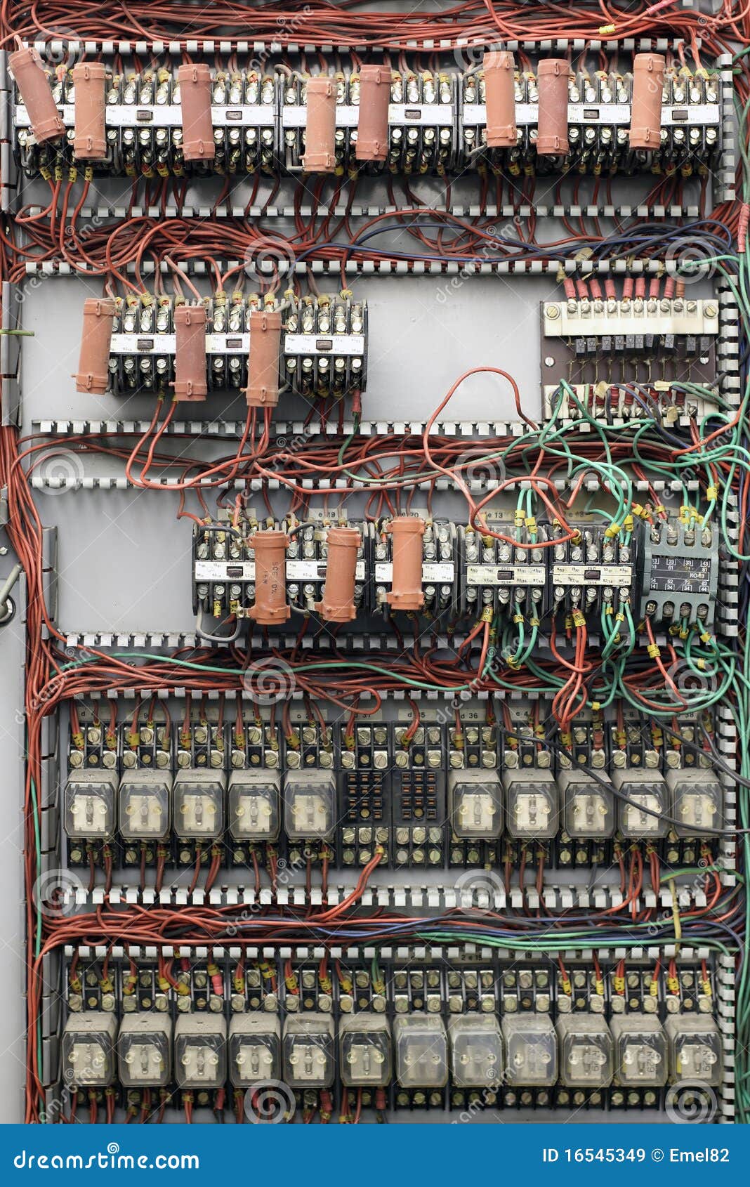 Old relaying automation stock image. Image of cord, automatisation ...