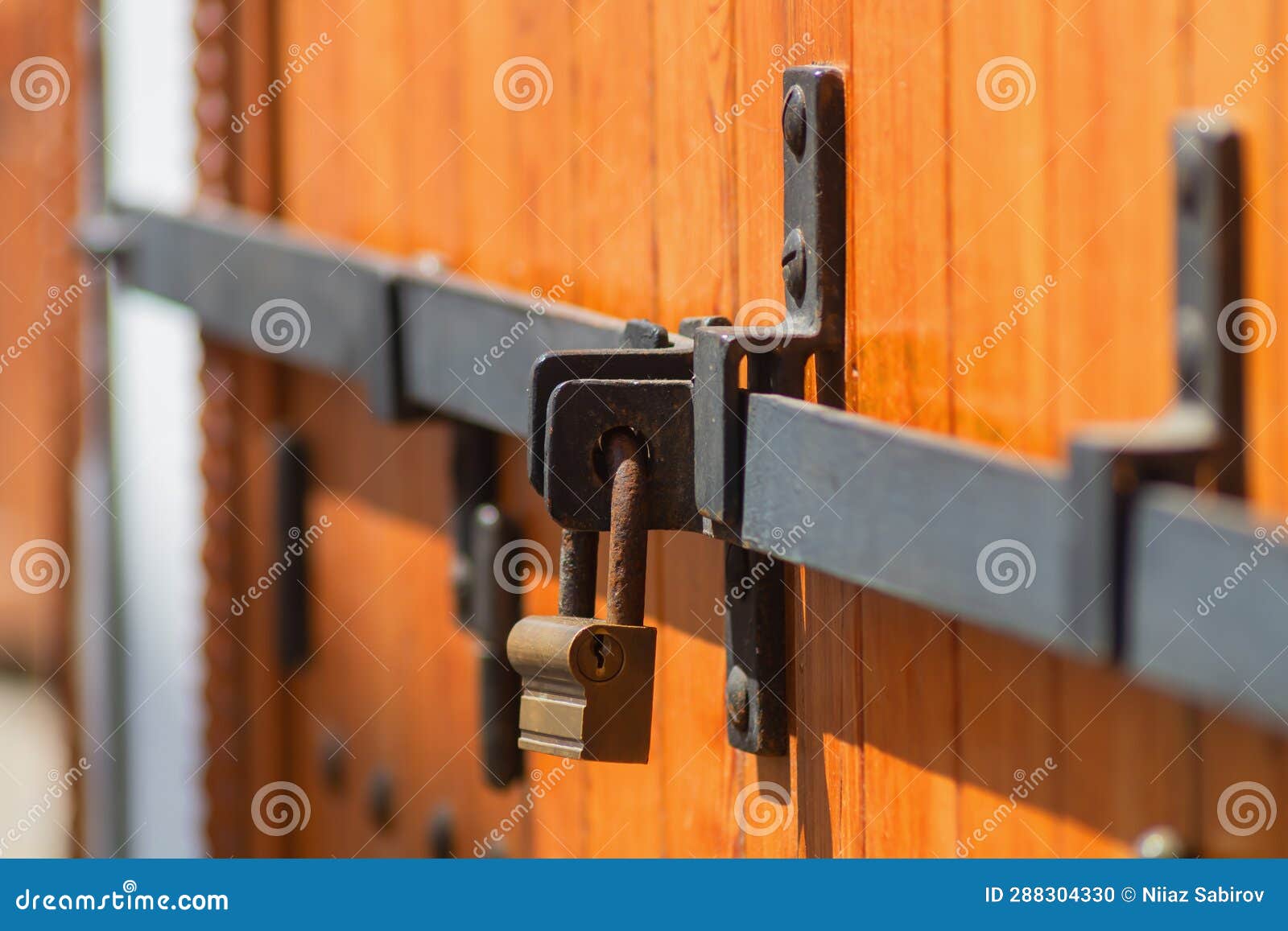 An Old and Reliable at the Same Time Locking Device and a Barn Lock of ...
