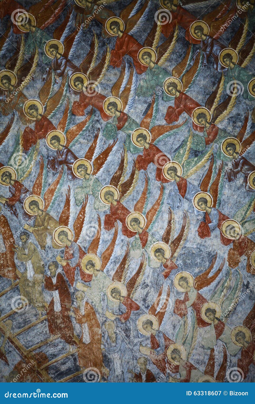 Old religious paintings stock image. Image of angel, culture - 63318607