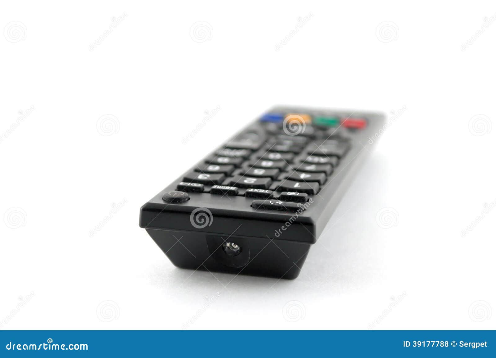 Old remote console for TV stock photo. Image of isolated - 39177788