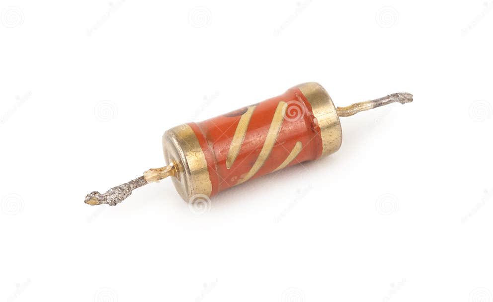 Old resistor stock image. Image of copper, electricity - 90911681