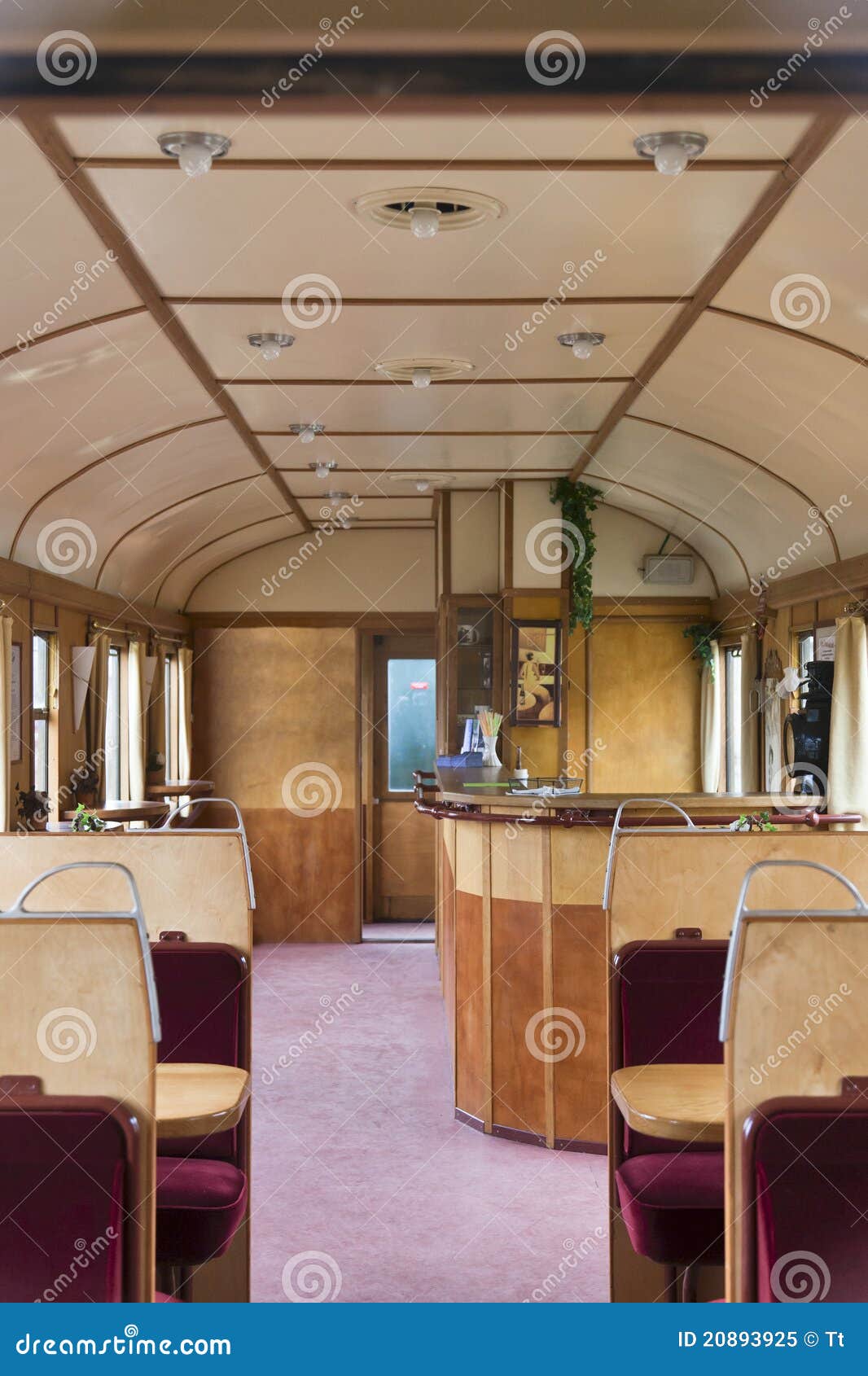 Old Restaurant Car stock image. Image of retro, passenger - 20893925