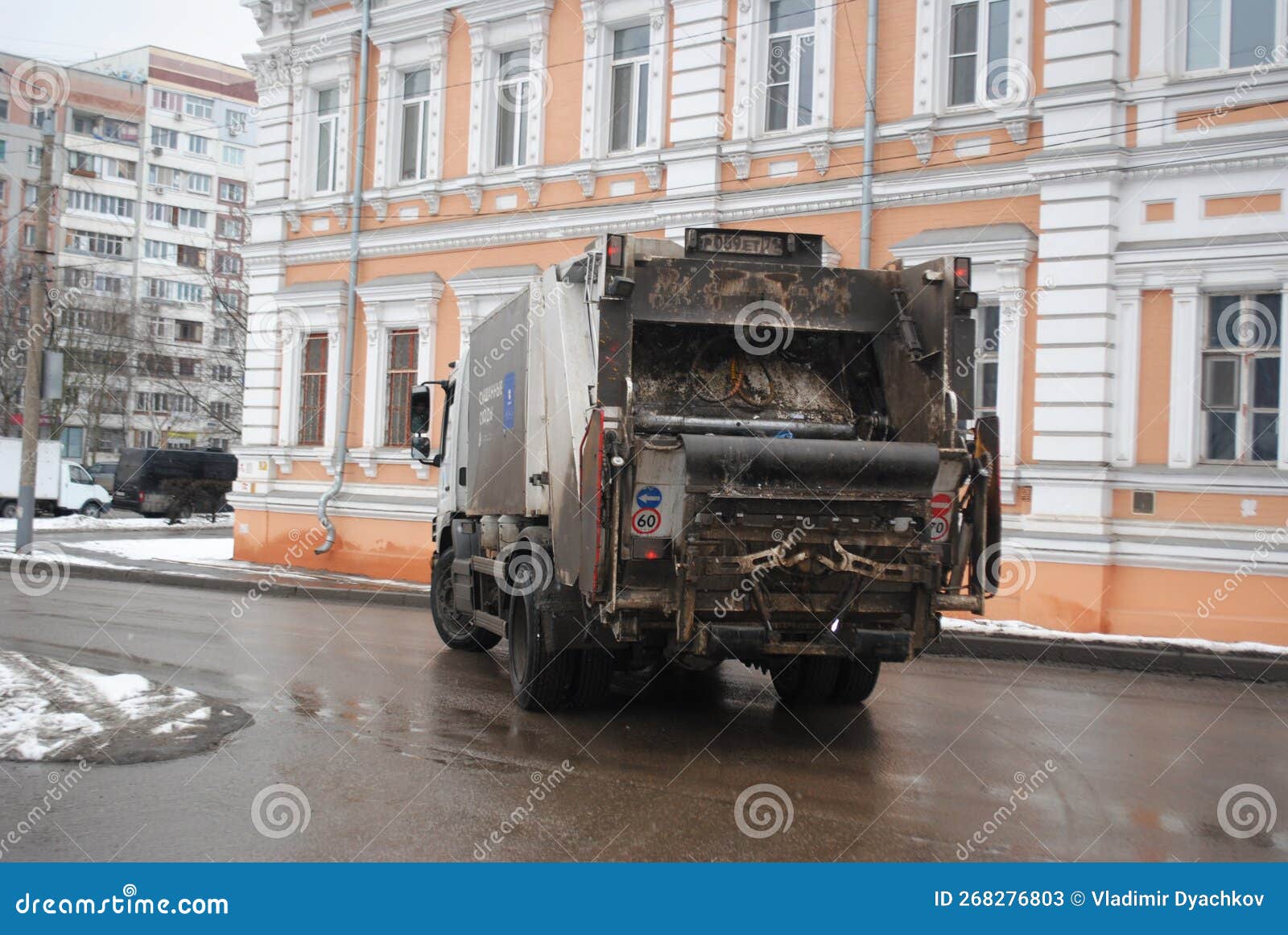 Facade of an old building stock image. Image of ancient - 268276803