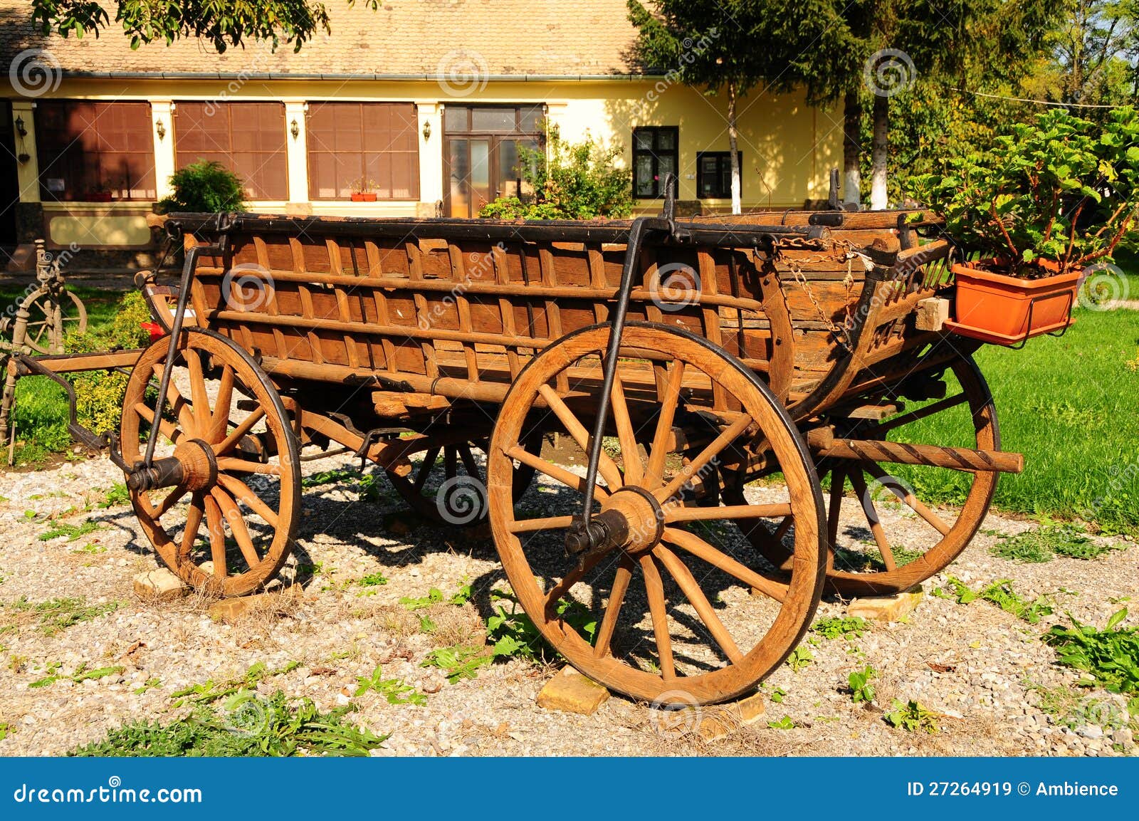 Old restored carriage stock image. Image of retro, ancient - 27264919