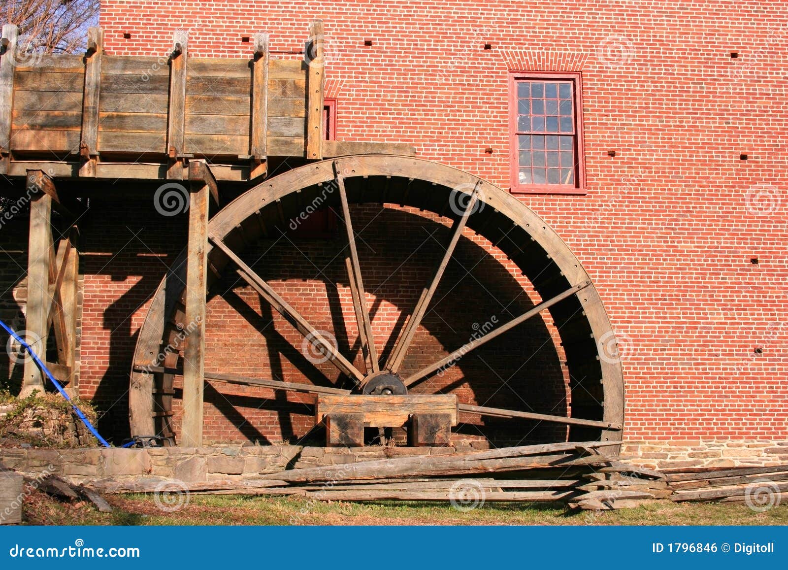 Old Restored Gristmill stock photo. Image of places, outdoor - 1796846