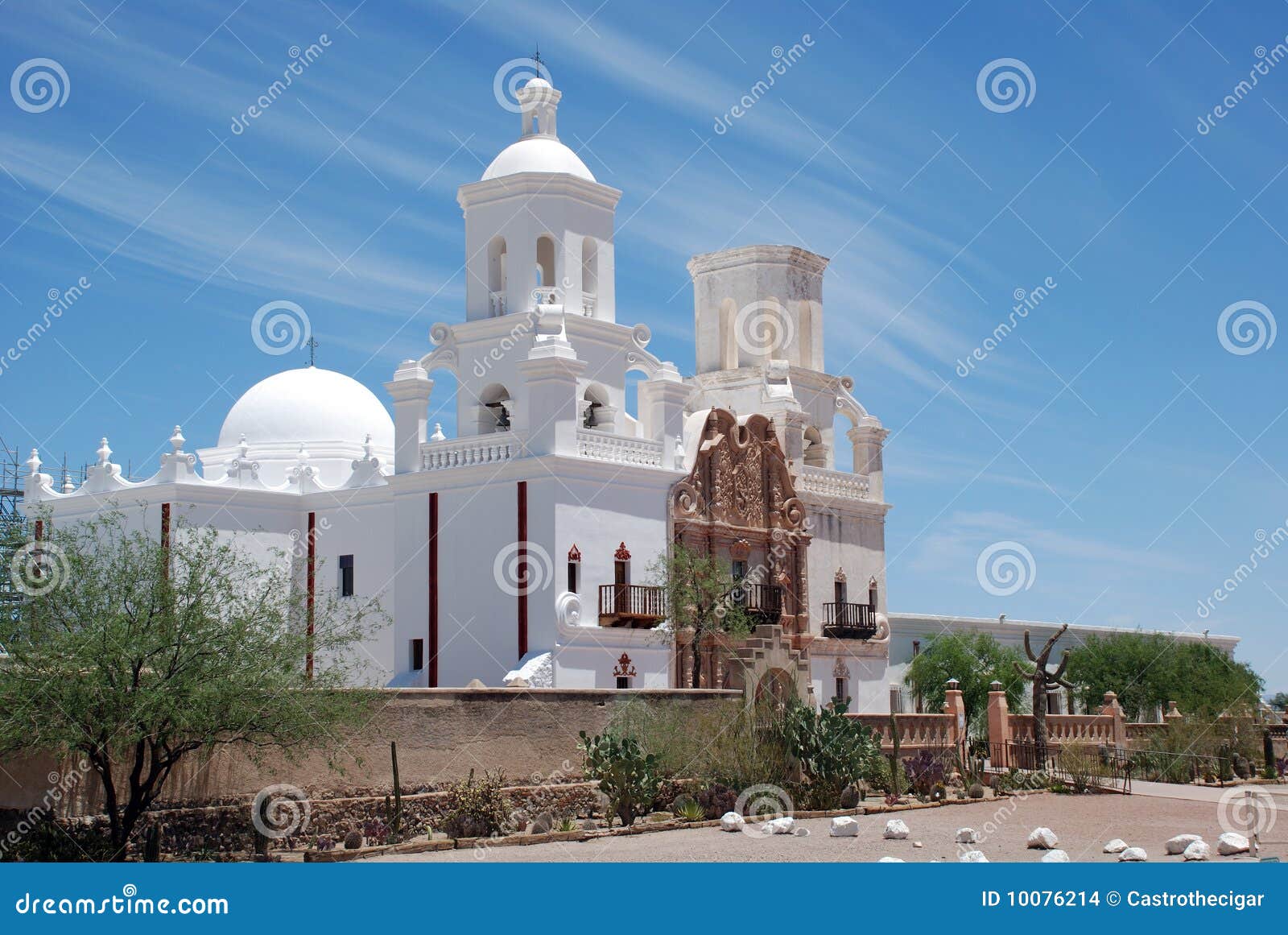 Old restored mission stock photo. Image of architect - 10076214