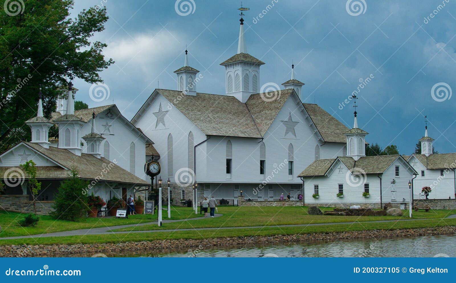 Two Old Barn Cupolas Royalty-Free Stock Image | CartoonDealer.com #74807578
