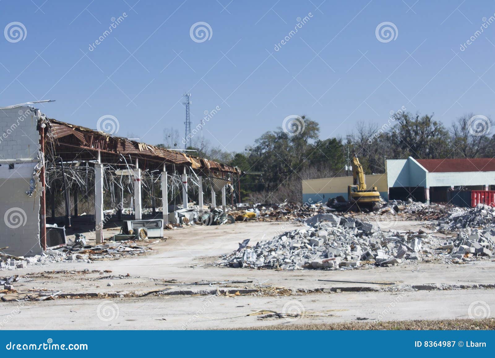 Old Retail Store Destruction Stock Image - Image of iron, concrete: 8364987