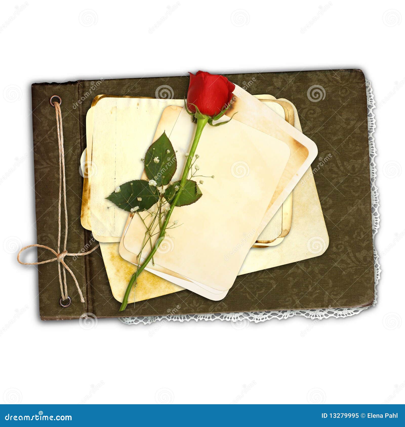 Old retro album stock illustration. Illustration of design - 13279995