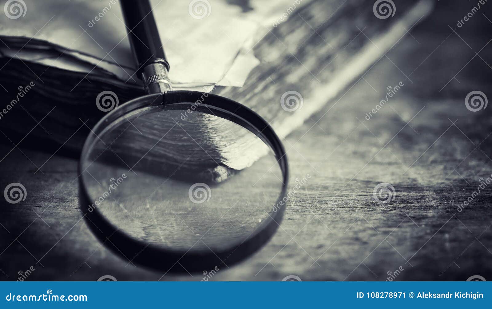 An Old Retro Book on the Table. an Encyclopedia of the Past on a Stock ...