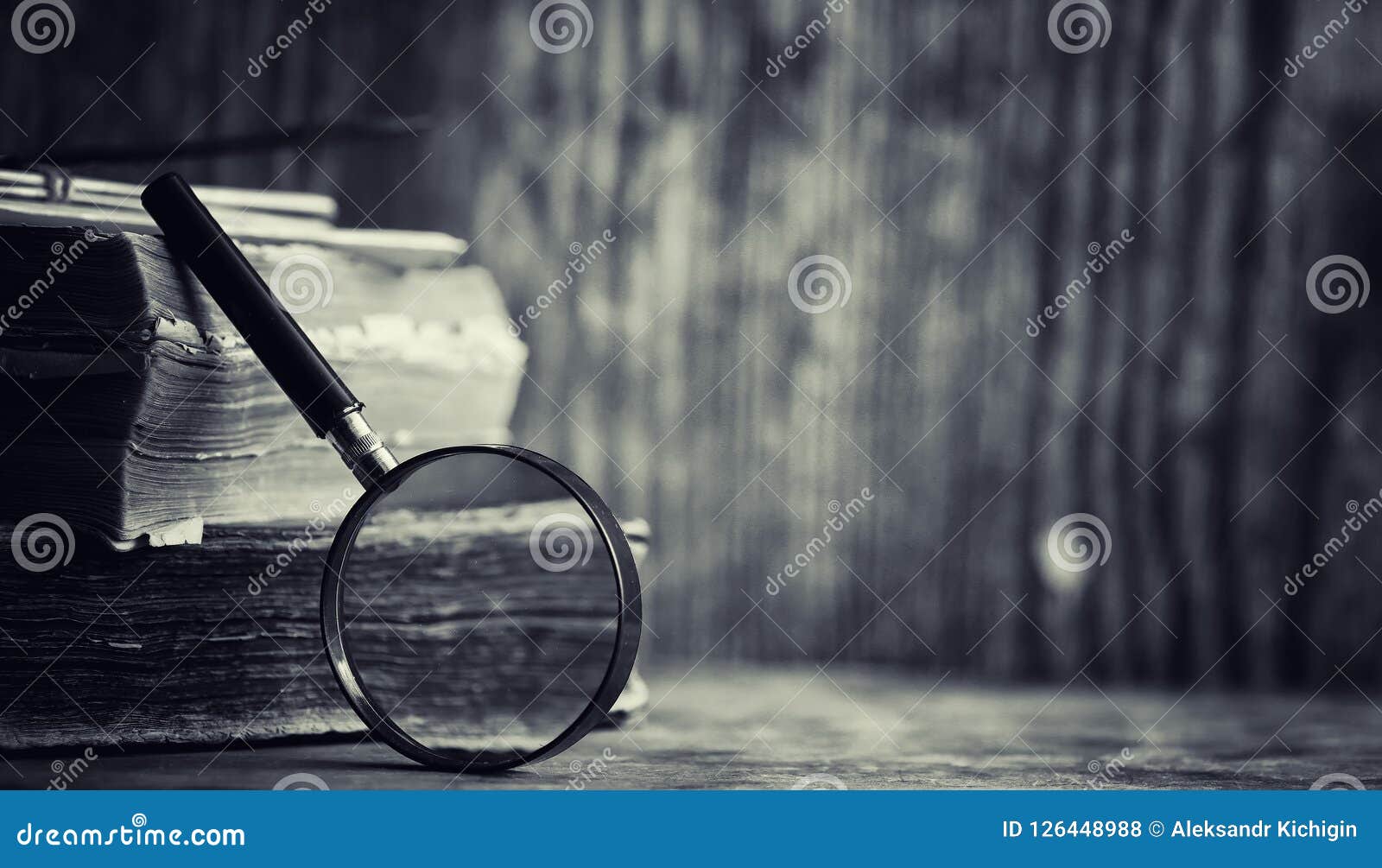 An Old Retro Book on the Table. an Encyclopedia of the Past on a Stock ...