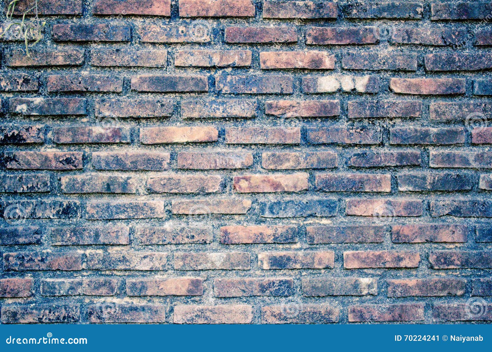 Old retro brick wall stock image. Image of construction - 70224241