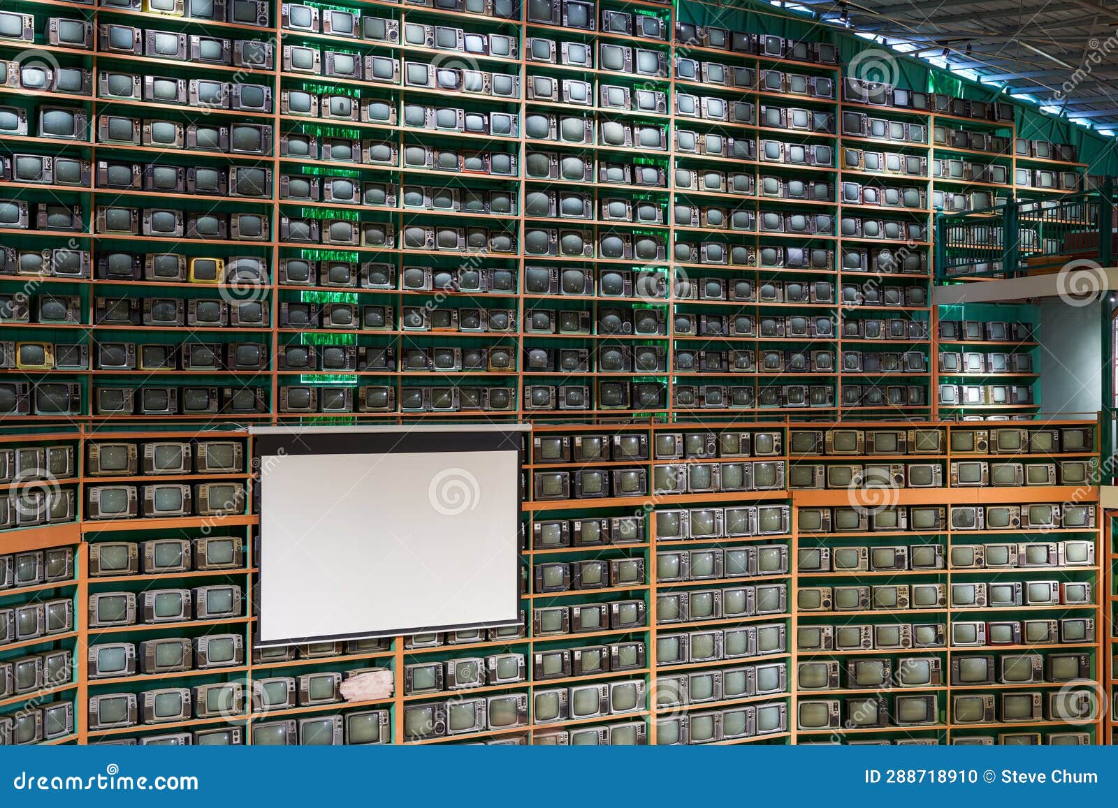 Old Retro CRT TVs All Over the Wall Editorial Image - Image of classic ...