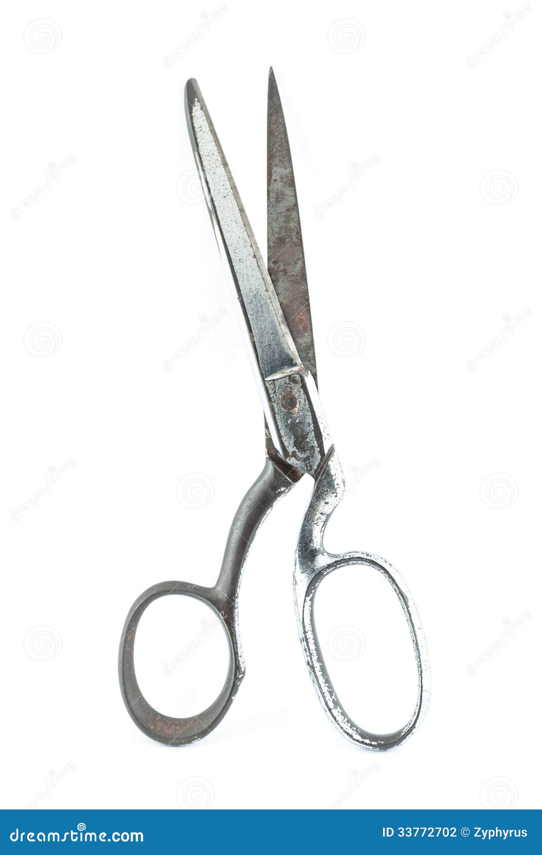 Old and Retro Fashioned Sewing Scissors Stock Photo - Image of office ...
