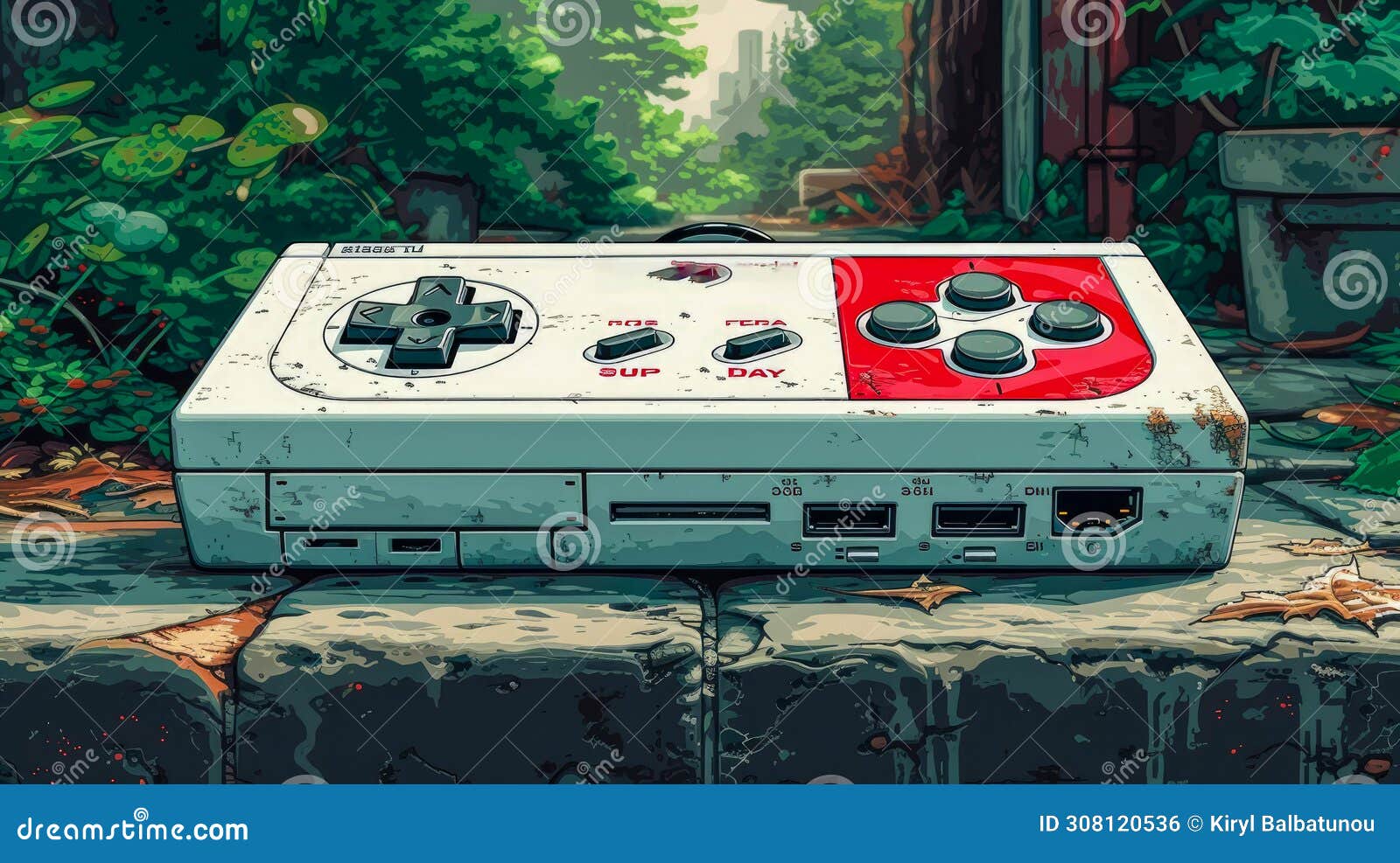 Old Retro Joystick Controller for Video Game Console from the 80s 90s ...