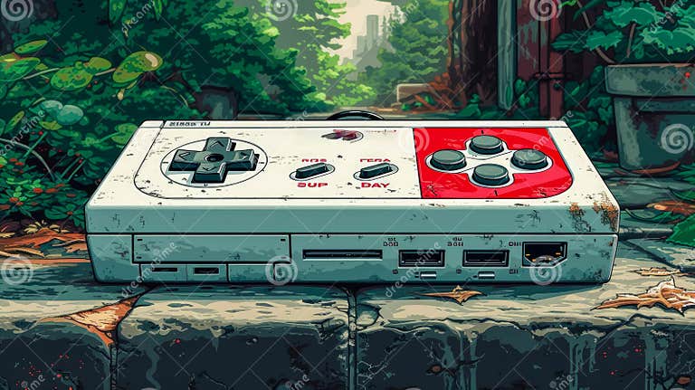 Old Retro Joystick Controller for Video Game Console from the 80s 90s ...