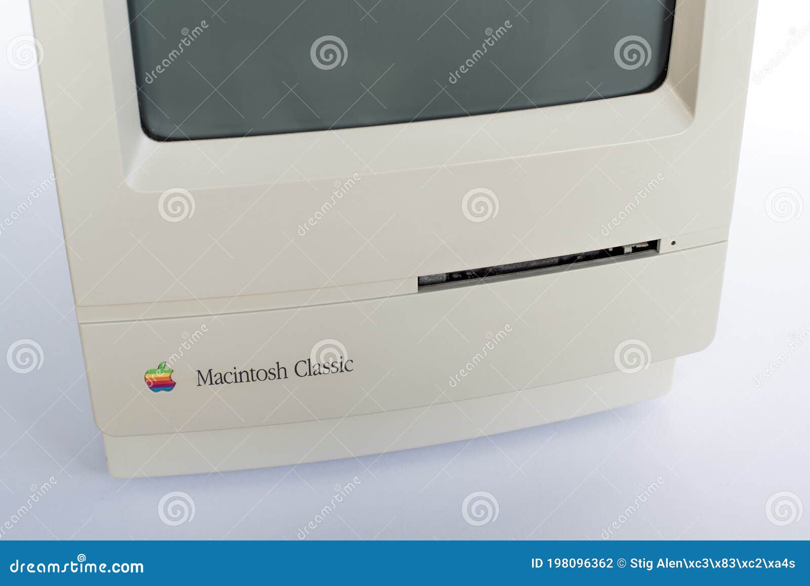 An Old Retro Macintosh Classic Personal Computer from 1990s Editorial ...