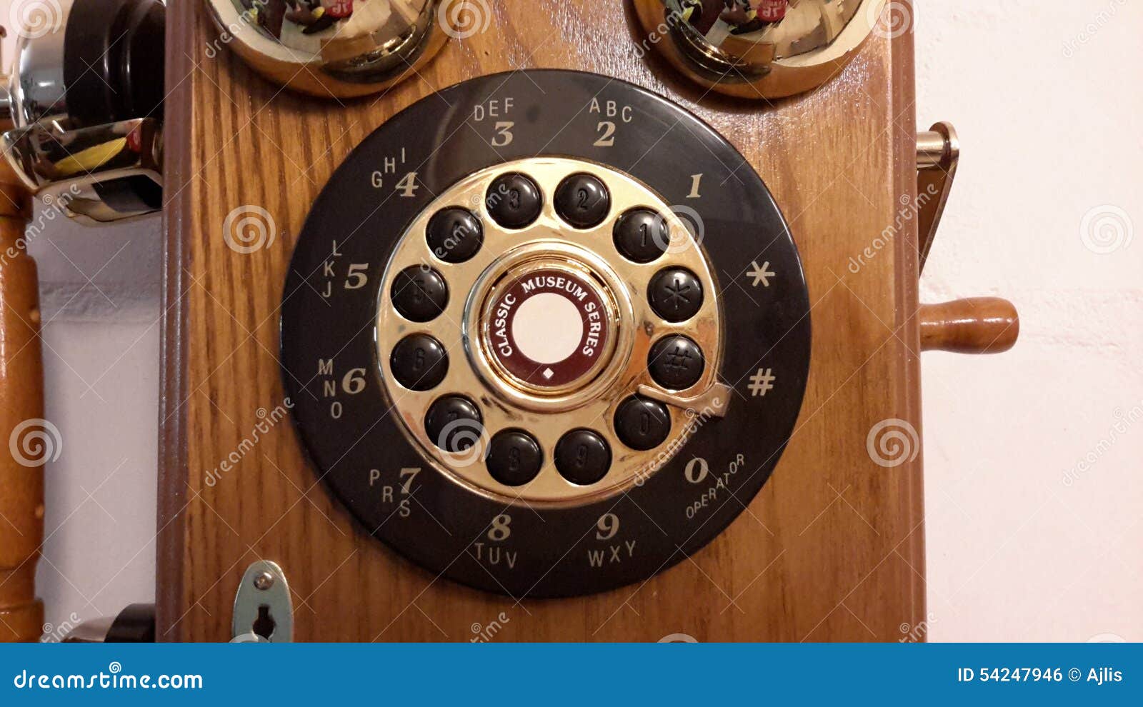 Old retro phone disk stock photo. Image of gold, classic - 54247946