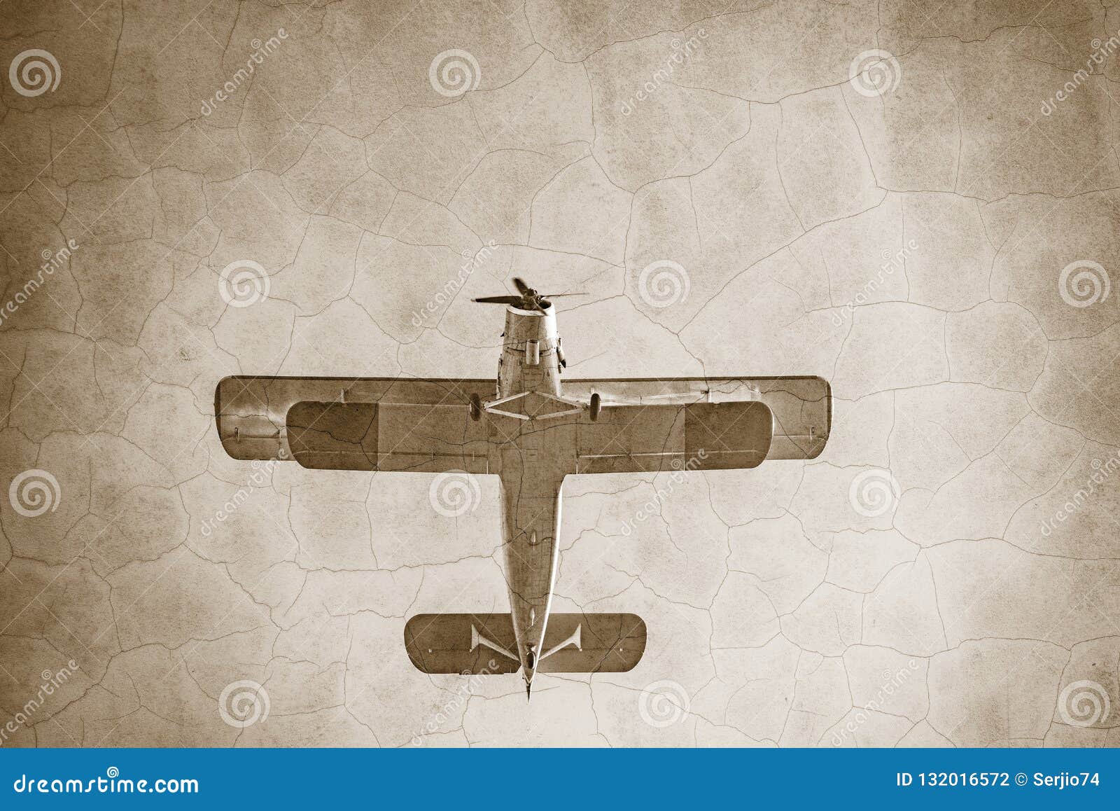 Old retro plane stock photo. Image of aeroplane, land - 132016572