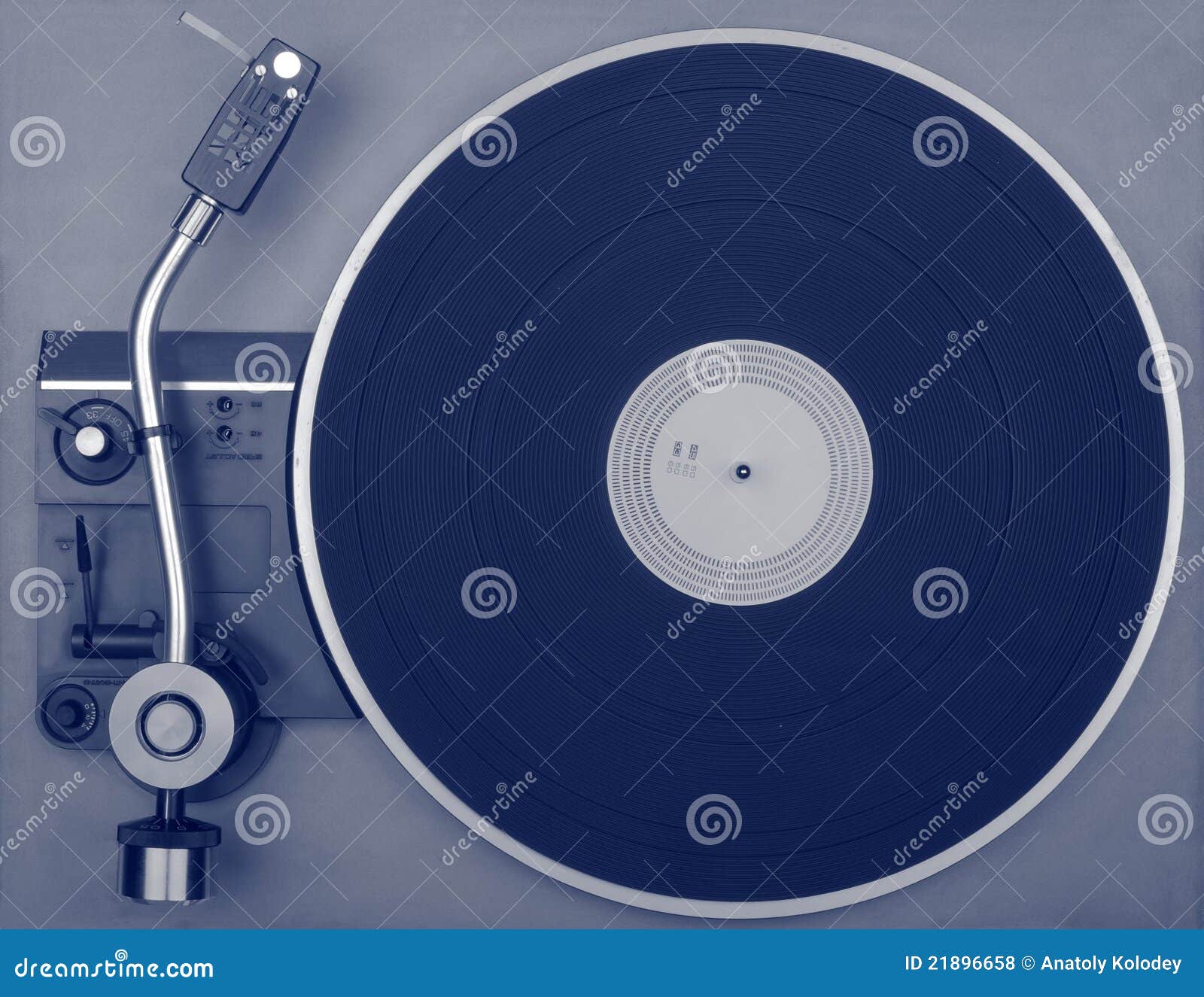 Old retro record player stock photo. Image of groove - 21896658