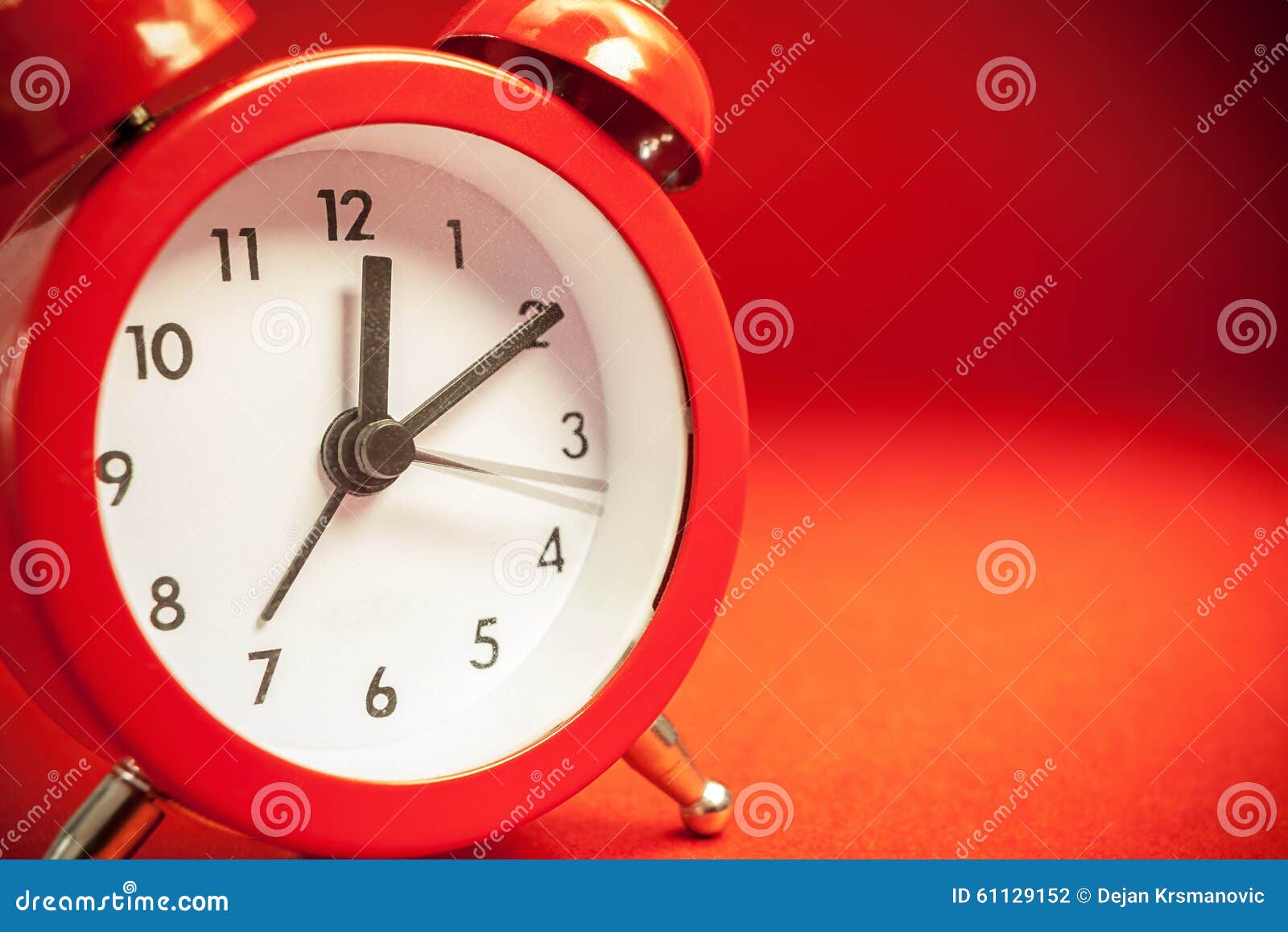 Old Retro Red Watch stock photo. Image of hours, afternoon - 61129152